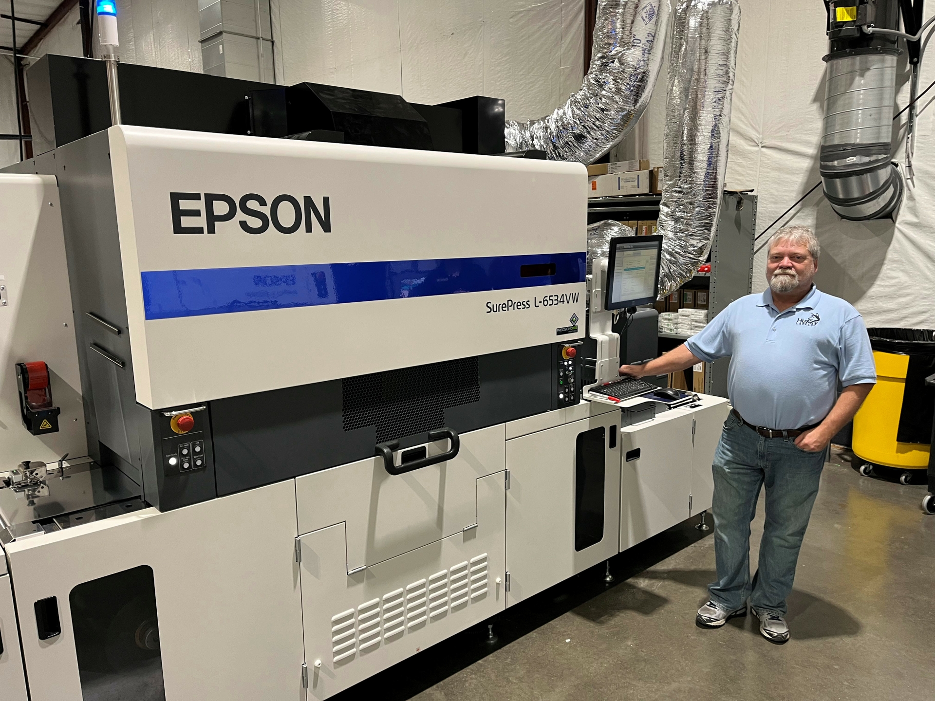 Husky Labels Installs Epson SurePress L-6534VW UV Digital Label Press ...