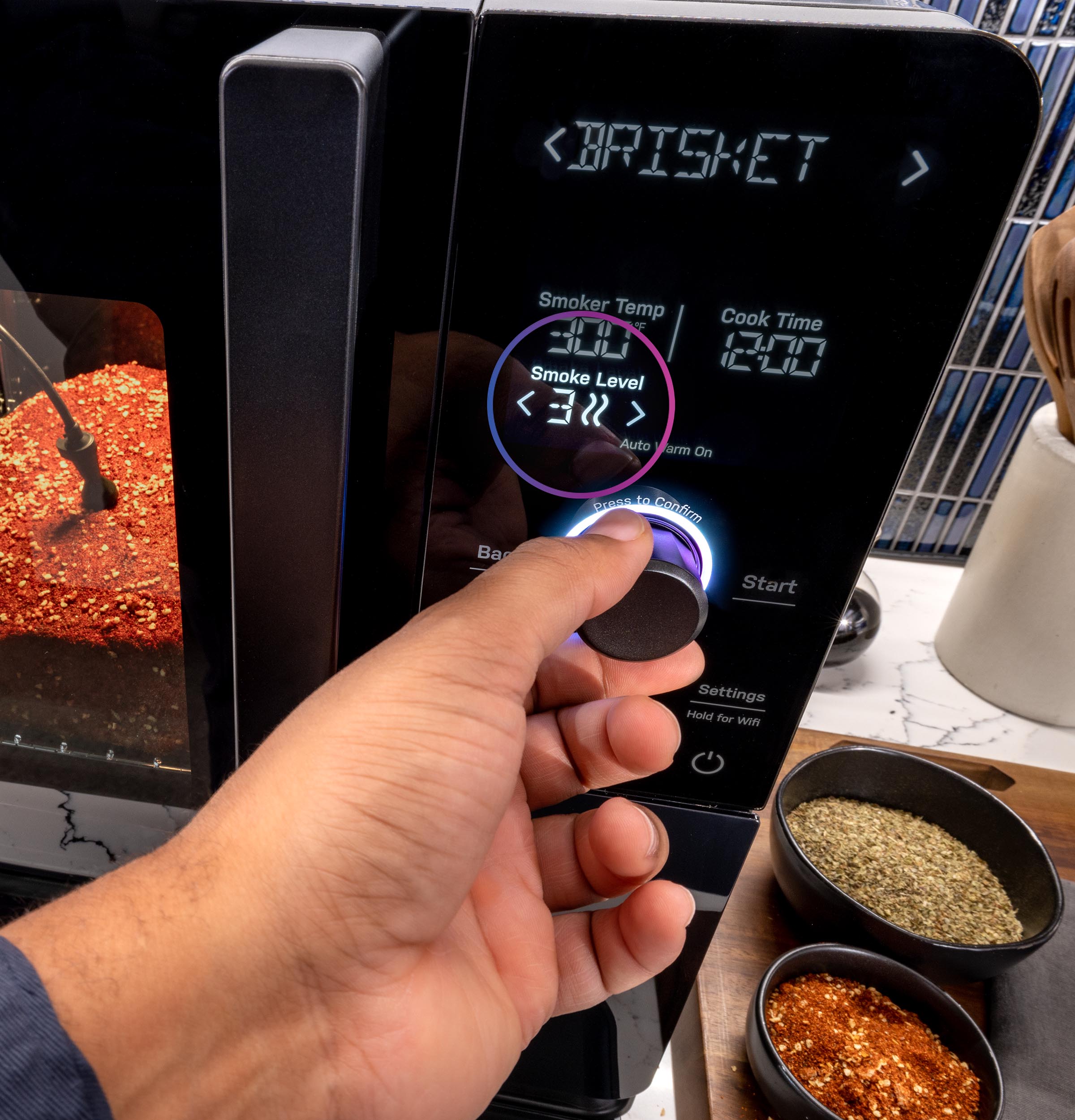 GE Profile™ Makes Smoking Food on Kitchen Countertops Possible with Its ...