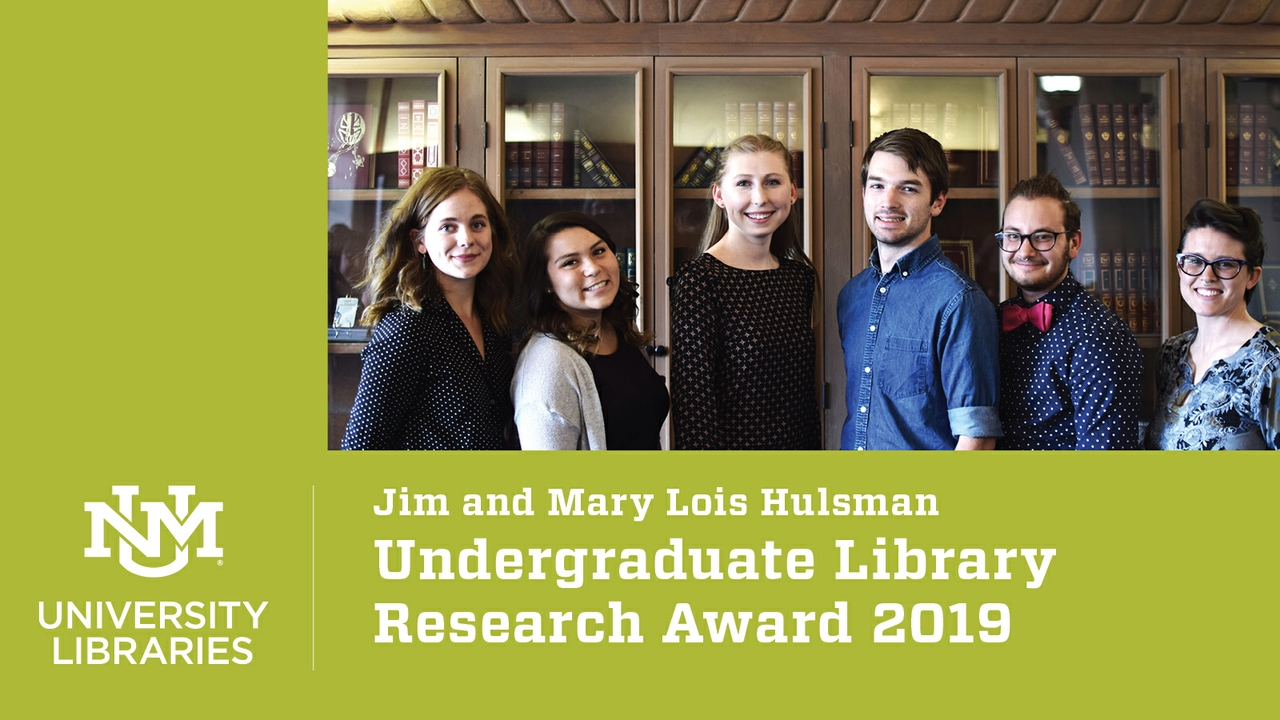 Award and scholarship to support undergraduate researchers | UNM UCAM ...