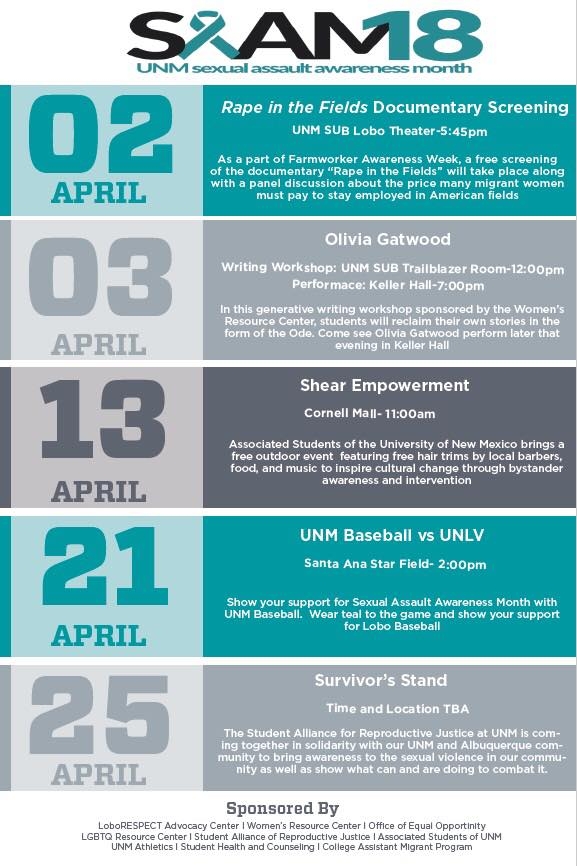 Embrace Your Voice - April is Sexual Assault Awareness Month | UNM UCAM ...