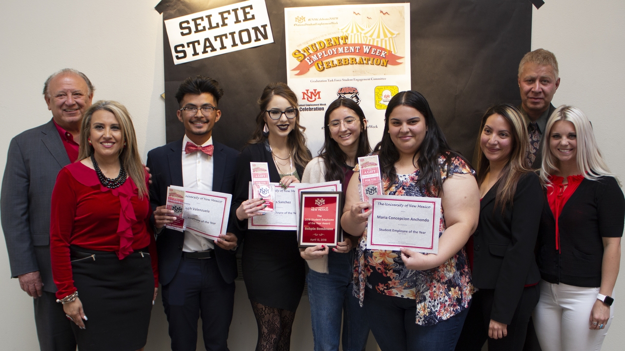 UNM recognizes student employees during National Student Employment ...