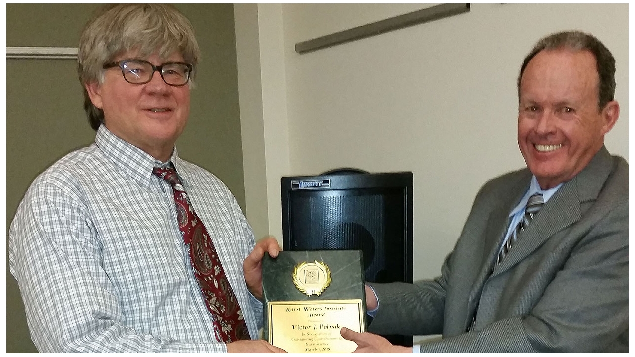 UNM scientist Victor Polyak receives Karst Water Institute Outstanding ...