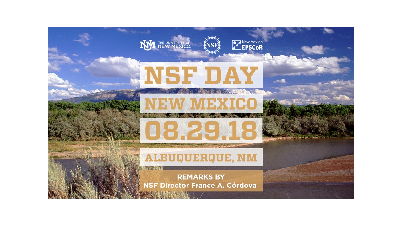 UNM hosts NSF Day New Mexico on Aug. 29 | UNM UCAM Newsroom