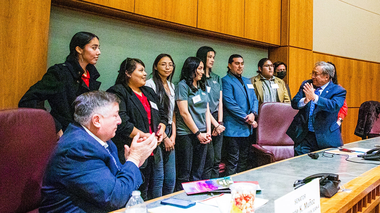 UNM takes over the Rotunda as part of UNM Day at the State Capitol ...