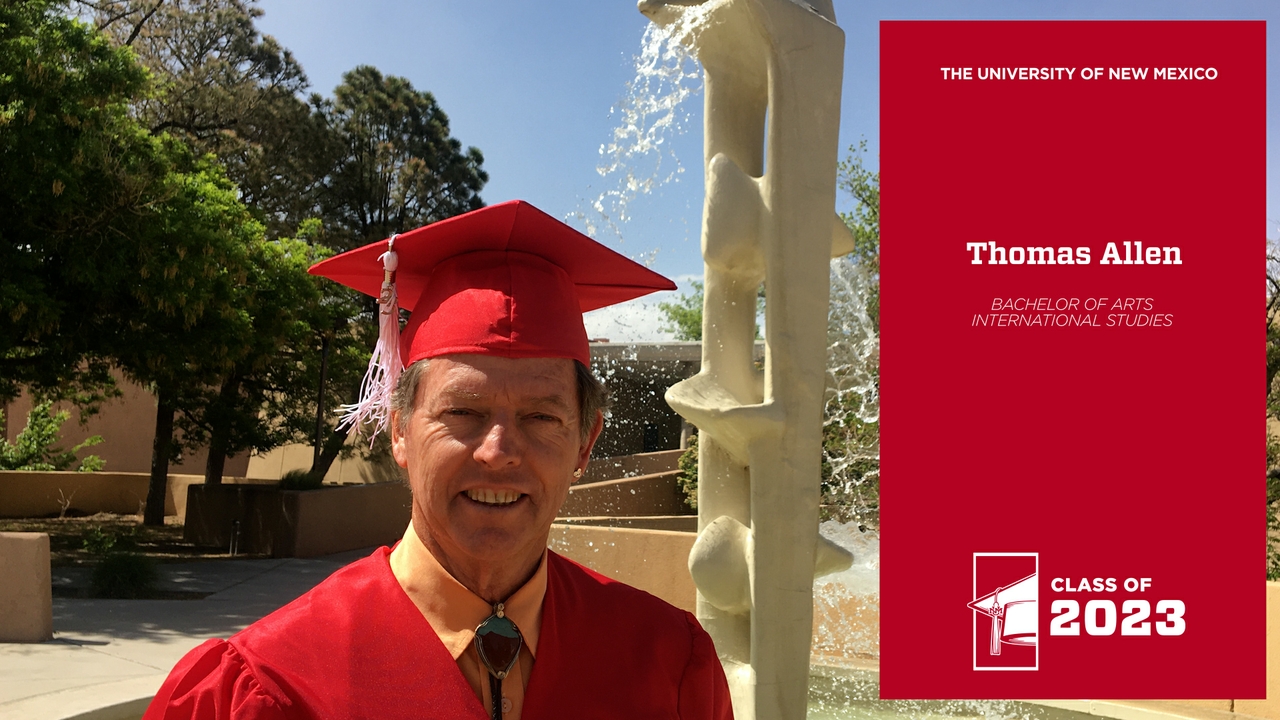 2023 Inspiring Graduate | Thomas Allen | UNM UCAM Newsroom