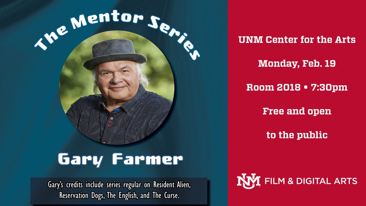 Acclaimed Native American actor guest of Film & Digital Arts Mentor ...