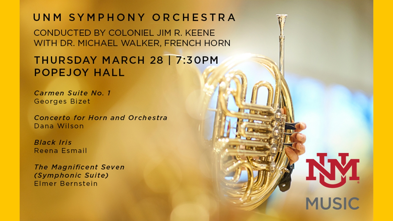 UNM Symphony Orchestra presents special performance at Popejoy | UNM ...
