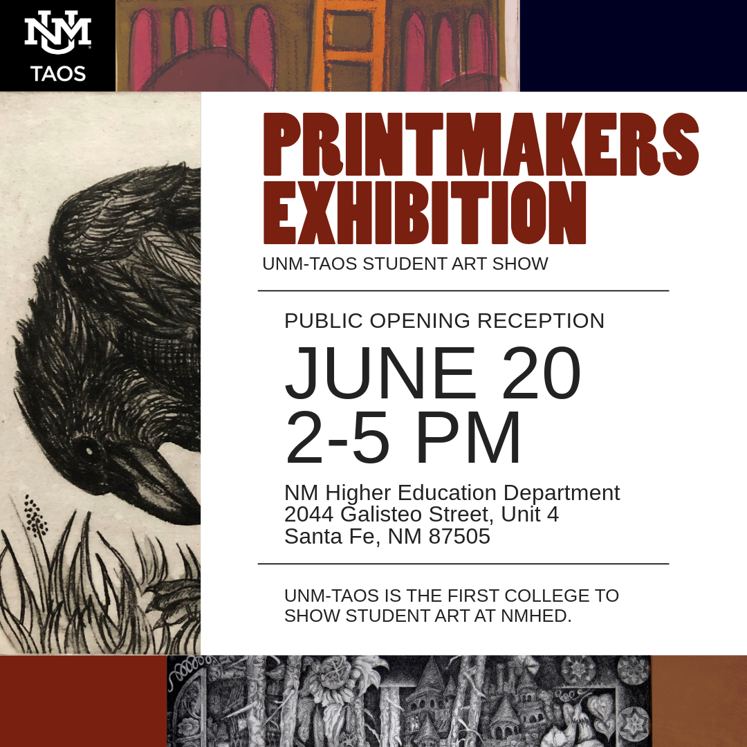 UNM-Taos student art exhibit to be showcased at Higher Education ...