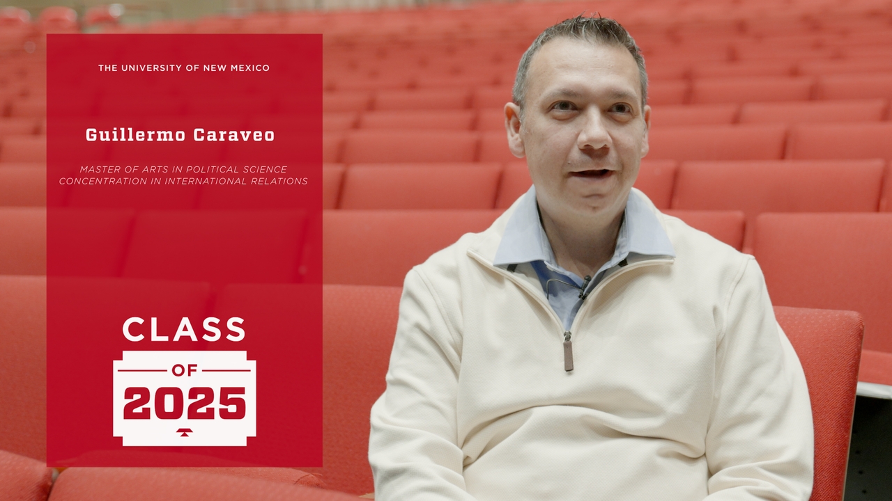 2025 Inspiring Graduate | Guillermo Caraveo | UNM UCAM Newsroom