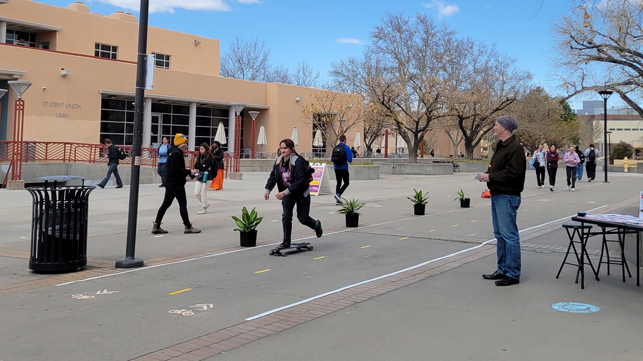 UNM Safe Mobility Action Plan aims to improve campus transportation ...