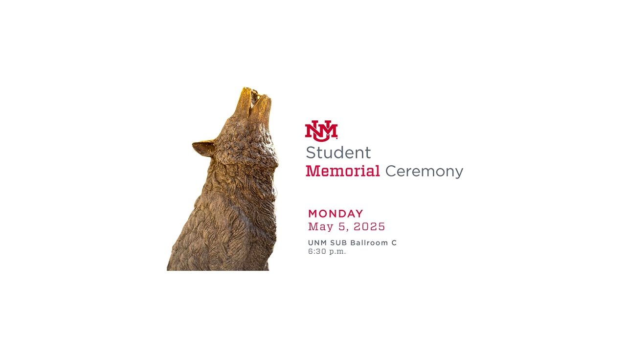 UNM to honor Lobos at Student Memorial Ceremony | UNM UCAM Newsroom