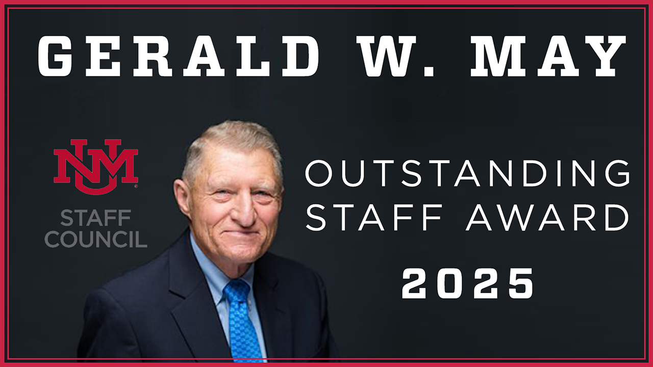 UNM Staff Council honors 2025 Gerald W. May Outstanding Staff Award ...