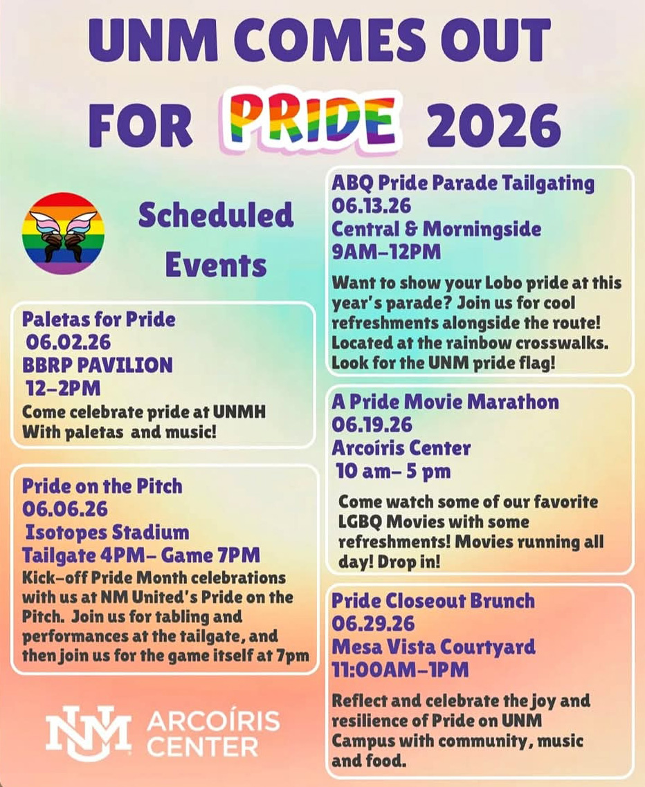 UNM's Arcoíris Center celebrates Pride Month | UNM UCAM Newsroom