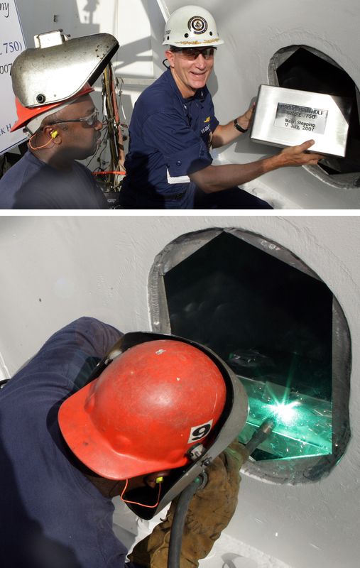 Photo | MAST STEPPING: Prospective commanding officer for Bertholf ...
