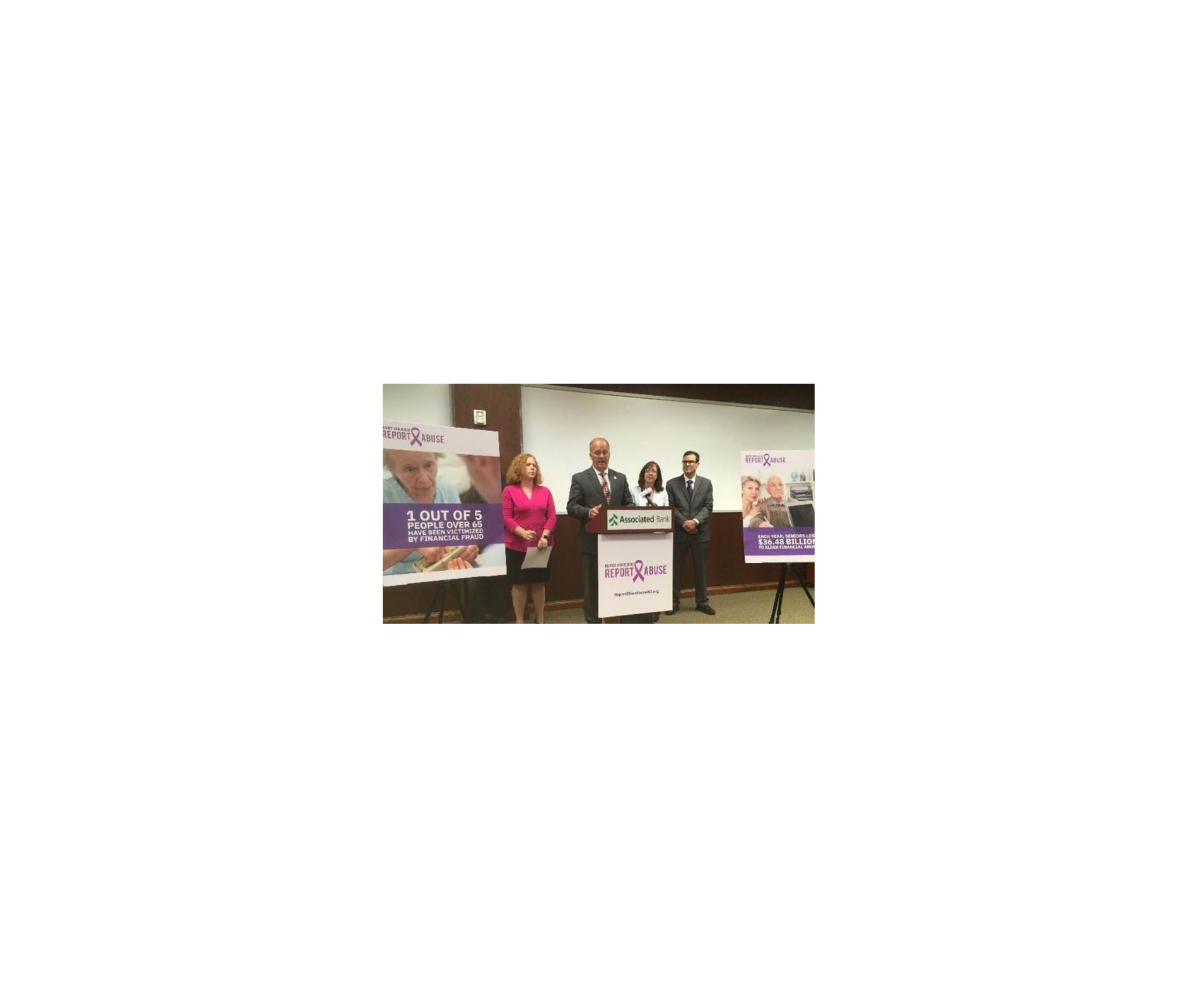 Wisconsin Attorney General visits Associated Bank: Bank tellers being ...