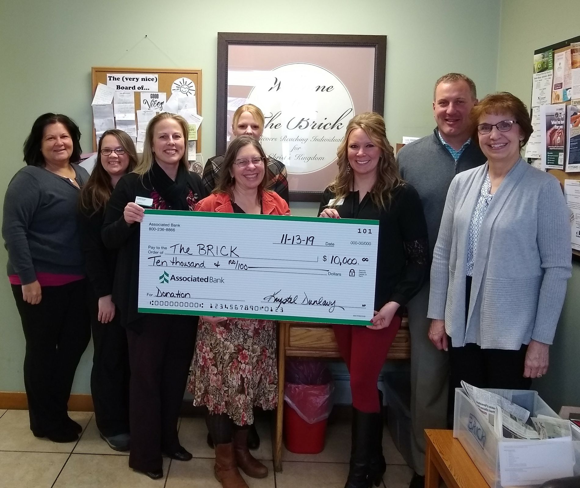 Associated Bank grant supports families in need through The BRICK ...