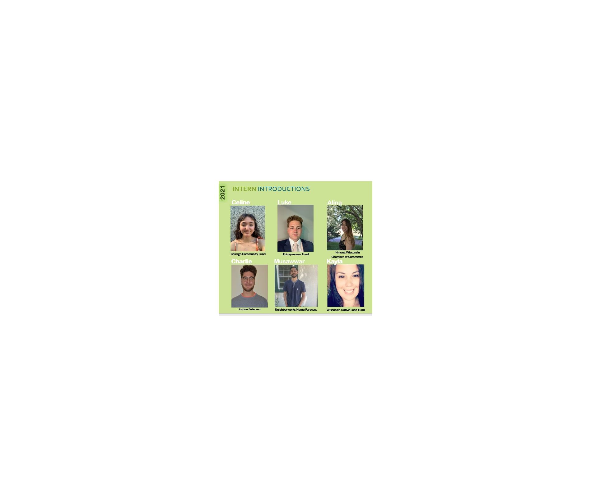 Associated Bank's first Nonprofit Internship Program welcome interns ...