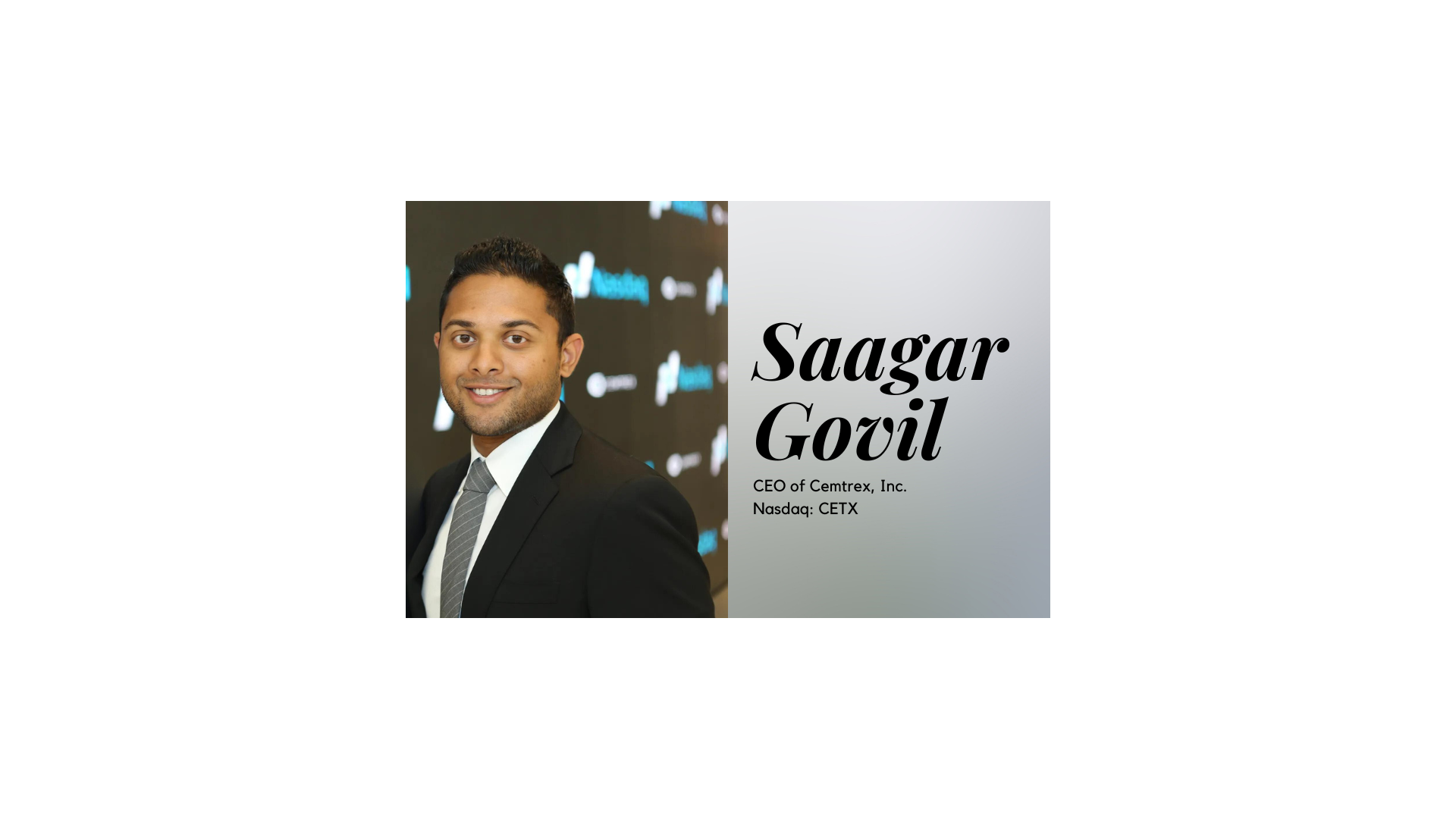 NewMediaWire | Cemtrex Inc., CEO is Featured in an Interview With SmallcapsDaily