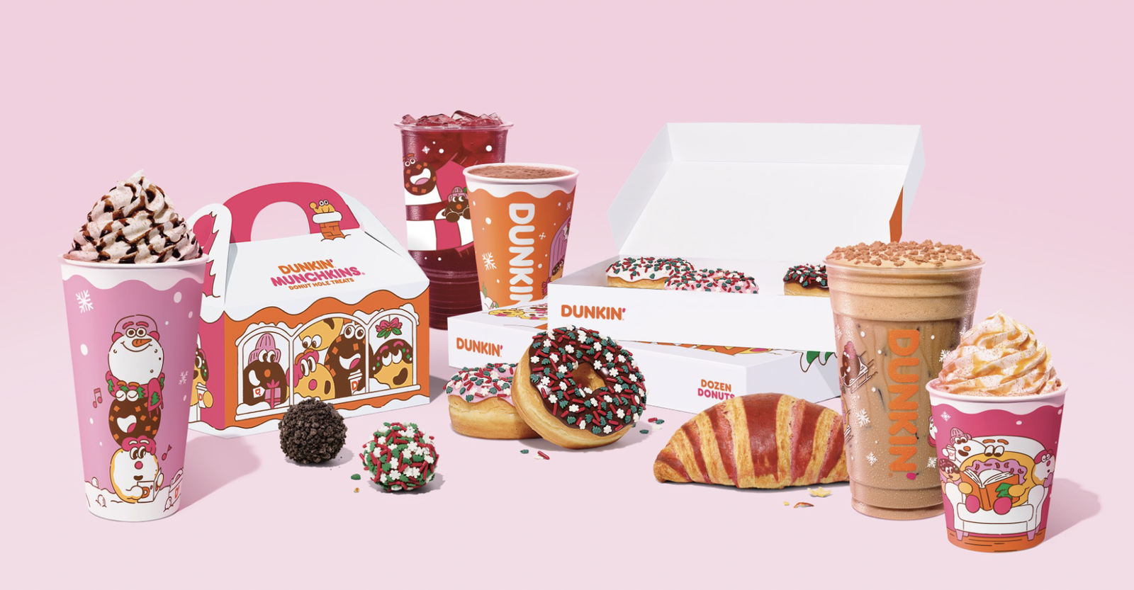 Dunkin’® Unwraps the Holidays With New Cookie Butter Cloud Latte, Berry ...
