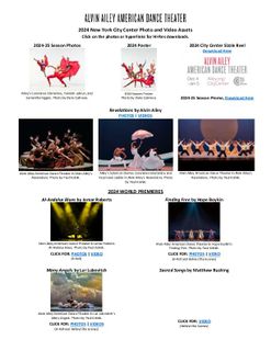 Alvin Ailey American Dance Theater's Solomon Dumas and Caroline T ...