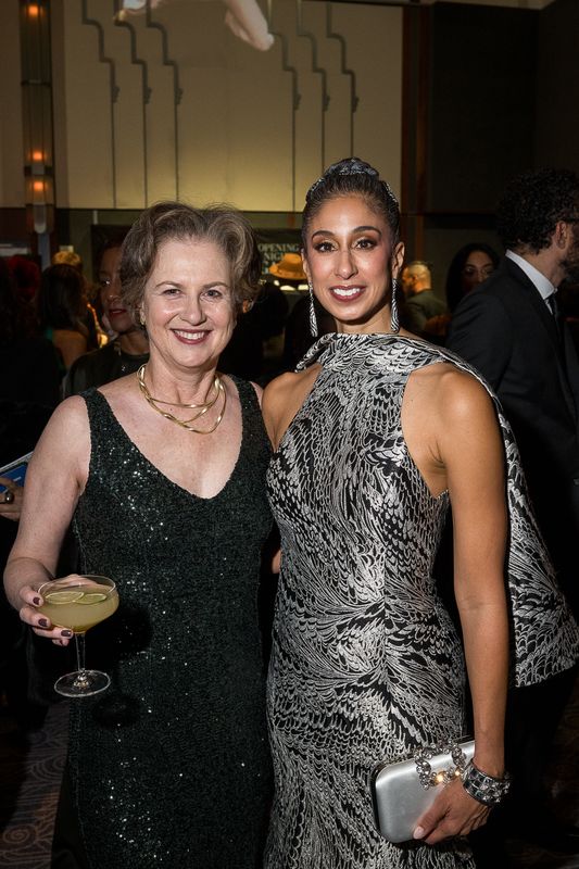 Board Member Laura Corb and Artistic Director Alicia Graf Mack at Ailey ...
