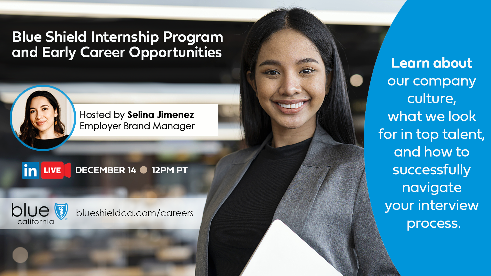 Let’s Talk: Blue Shield Internship Program and Early Career ...