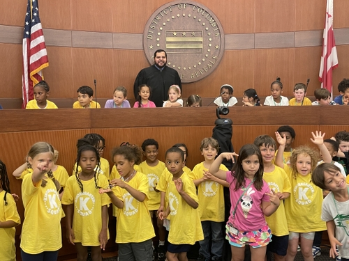 Judge Howard Hosts Shepherd Elementary School on DC Court of Appeals ...