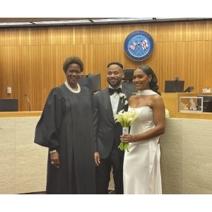 Judge Meek Officiates Beautiful Courtroom Wedding at DC Superior Court ...