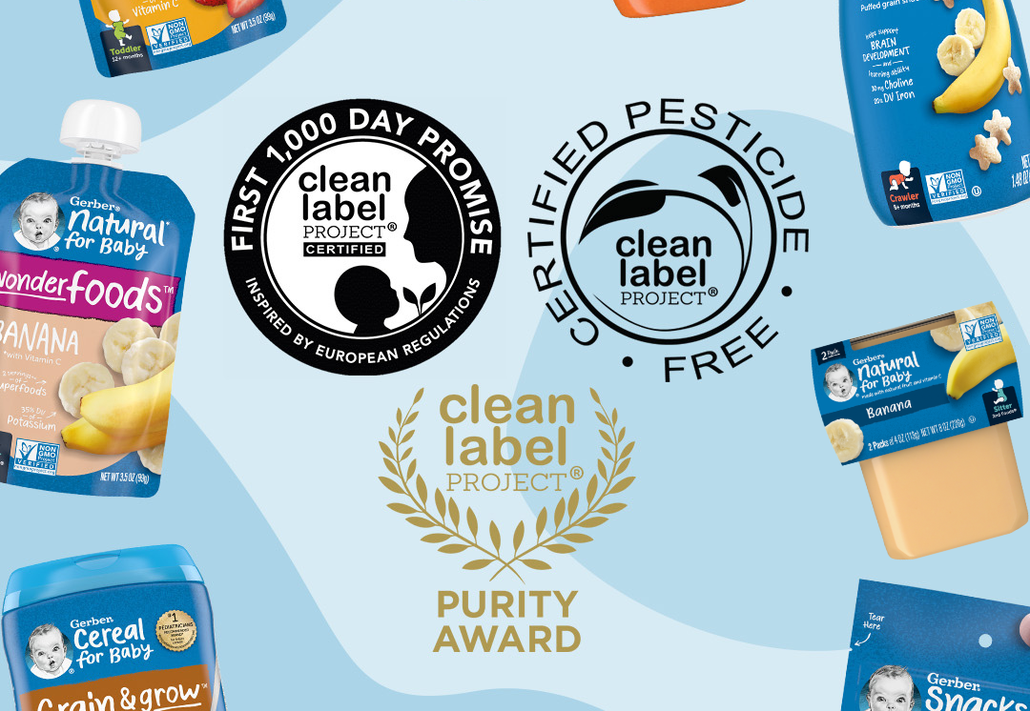 Gerber Awarded Clean Label Certifications from Renowned Non-Profit ...