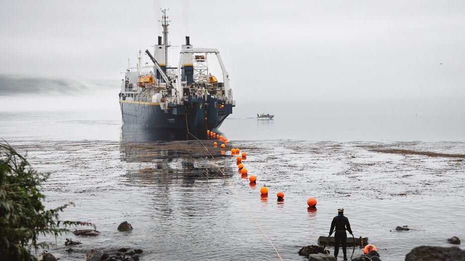 AU-Aleutians Fiber Project Map | GCI Newsroom