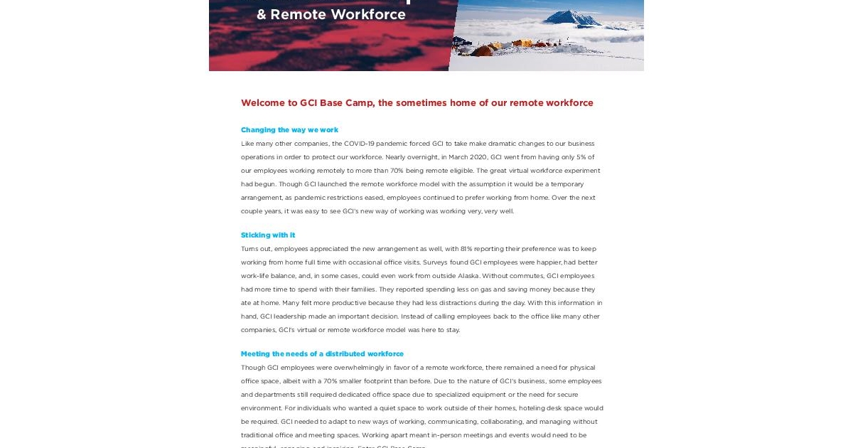 Document | GCI Base Camp 2023 | GCI Newsroom