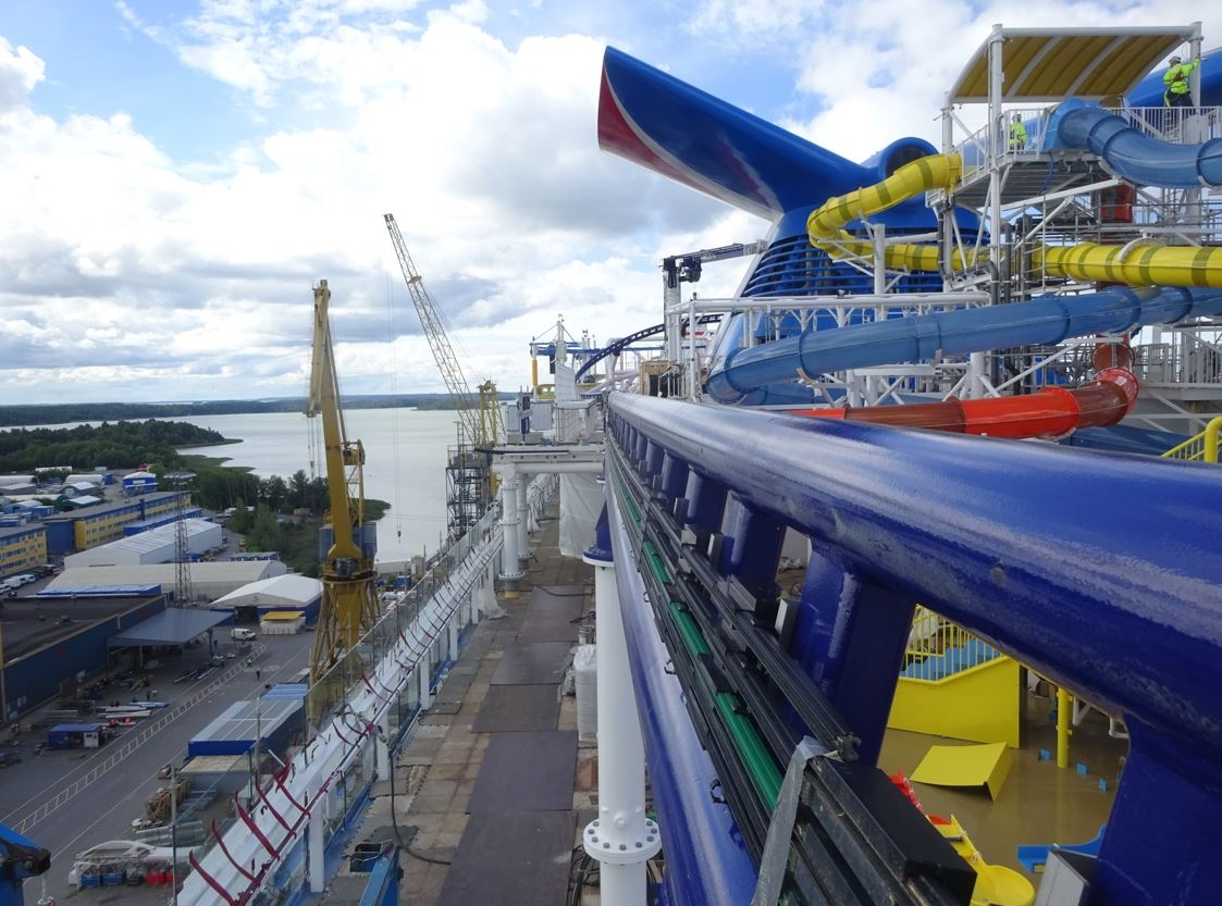 Photo | Installation of BOLT complete on Carnival Celebration ...