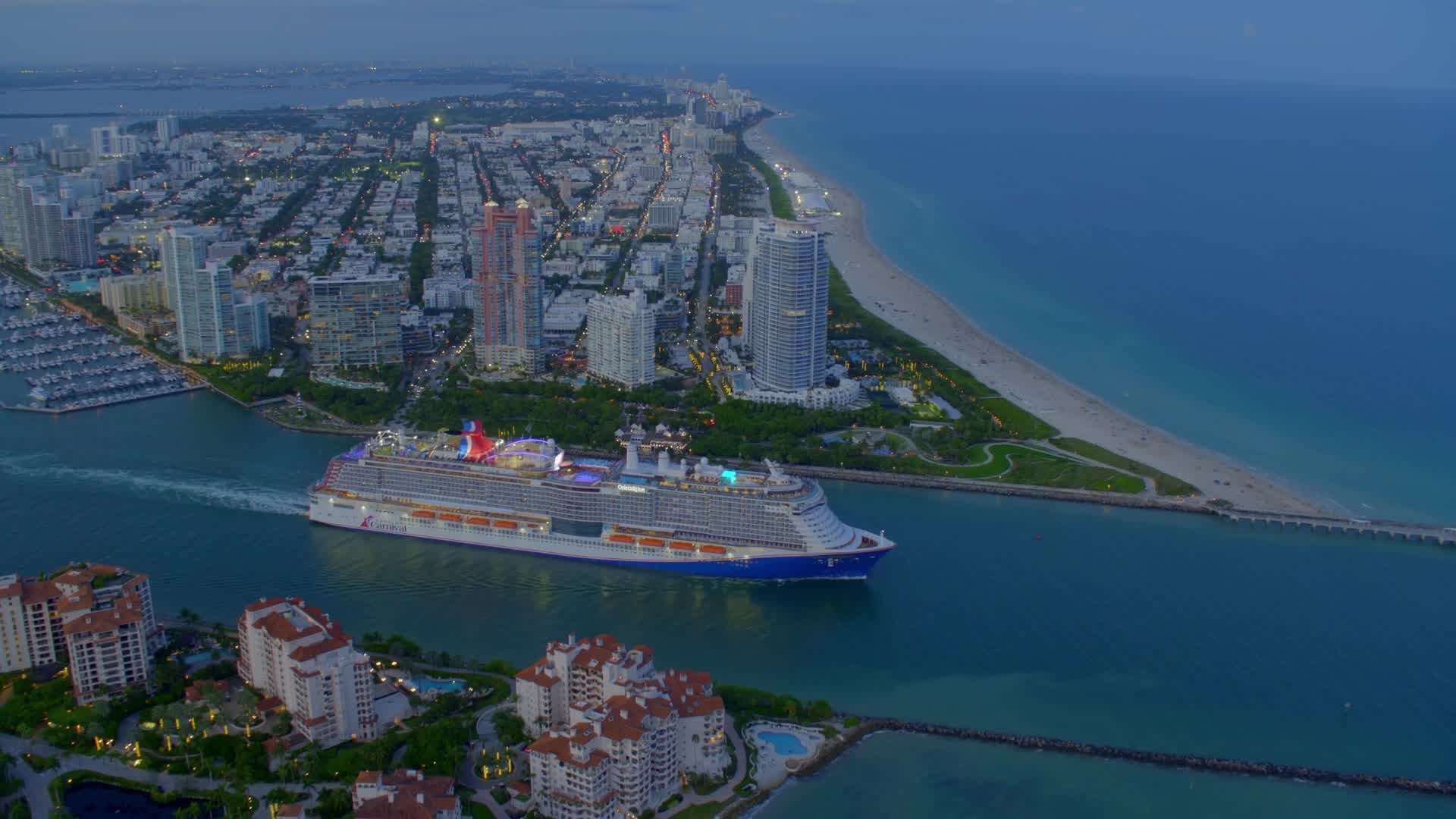 Video | Carnival Celebration Aerial B-Roll | Carnival Cruise Line