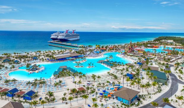 Celebration Key Aerial Shots | Carnival Cruise Line