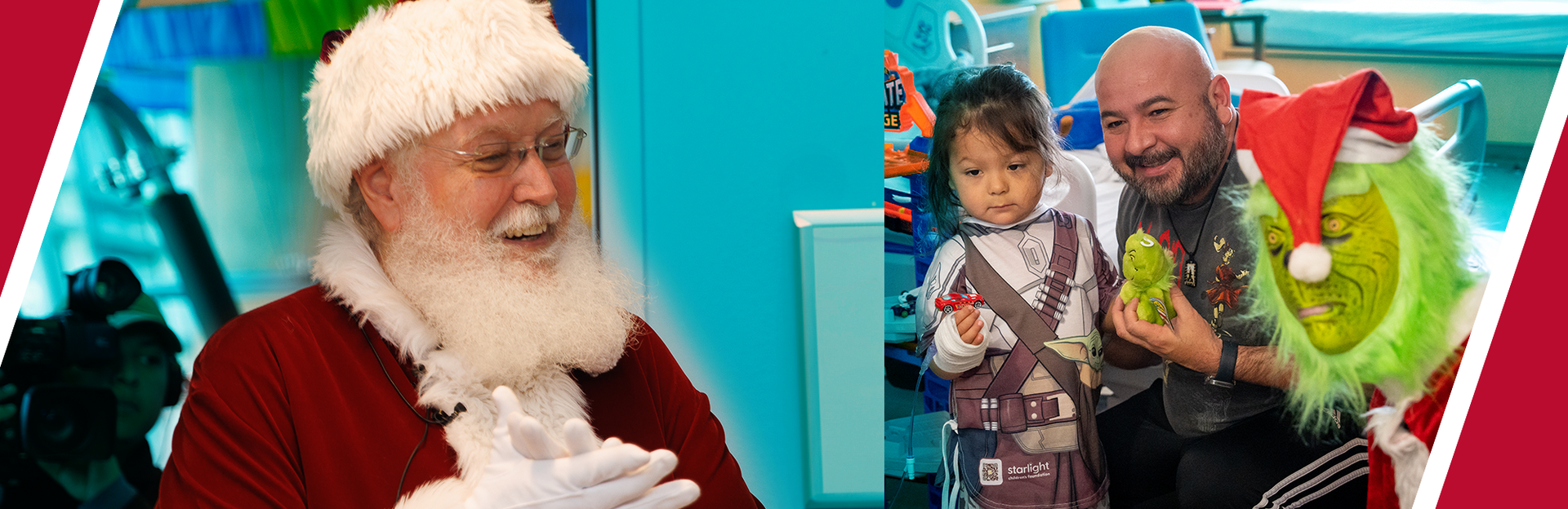 The Flight Before Christmas: Santa Visits UNM Hospital Child Life and ...