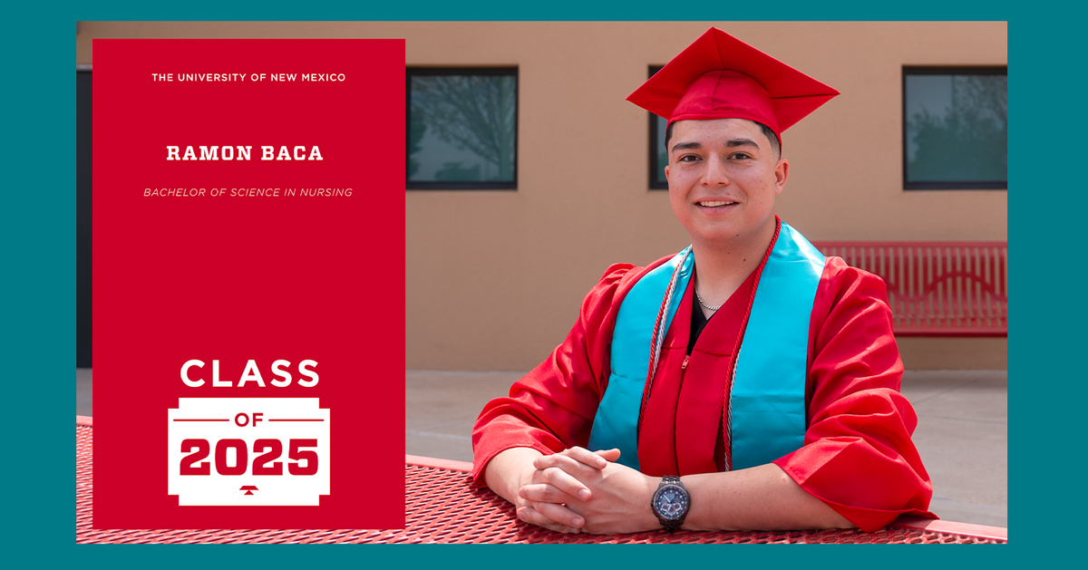 Inspiring Grad: Ramon Baca, UNM College of Nursing | UNM HSC Newsroom
