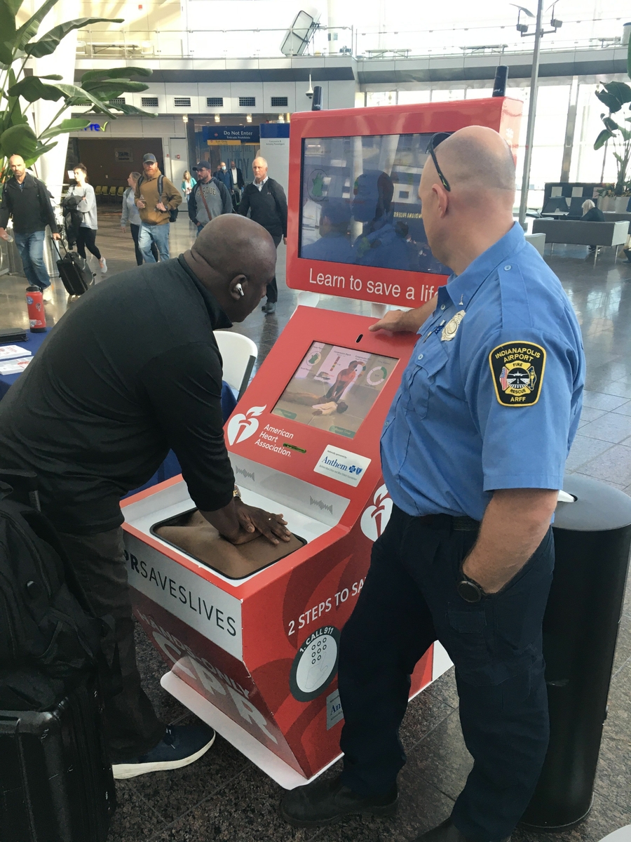 Airport Firefighters to Teach Travelers Hands-Only CPR | American Heart ...