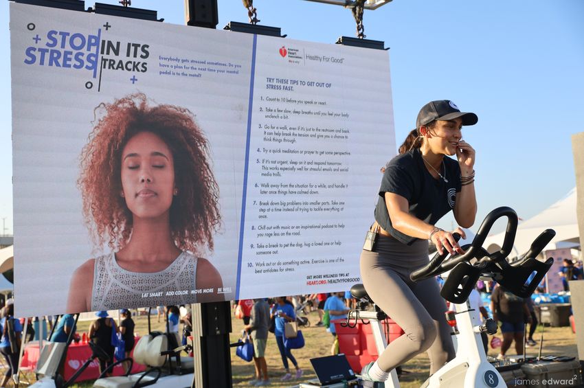 Photo | Heart Walk - Stop Stress and Cycle Activities | American Heart ...