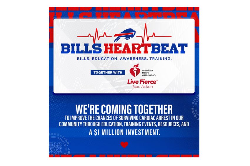 Photo | Buffalo Bills Heartbeat and AHA Live Fierce CPR training ...