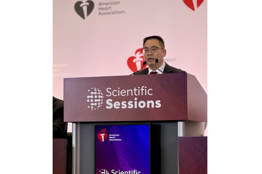 Photo | Prof. Jun Cai at LBS 4 Briefing | American Heart Association
