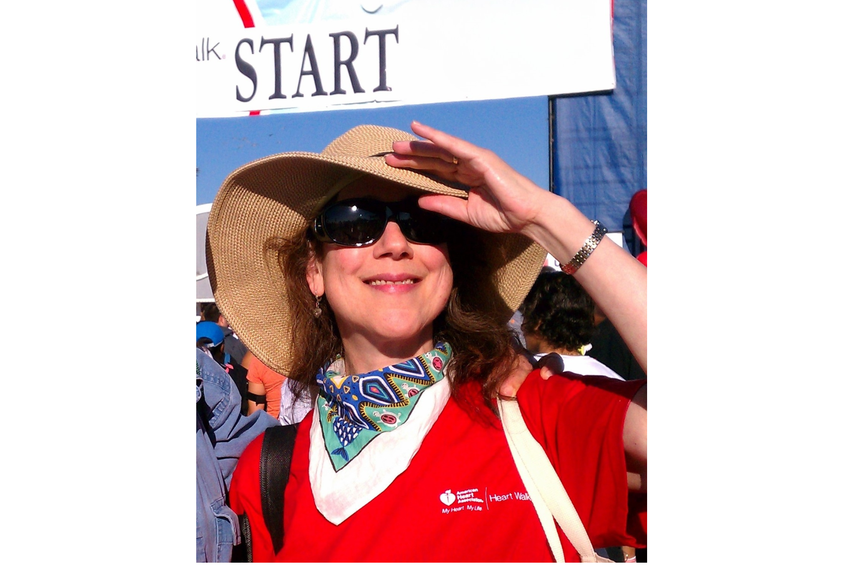 Photo | Judy Race at her first Heart Walk in 2013 | American Heart ...