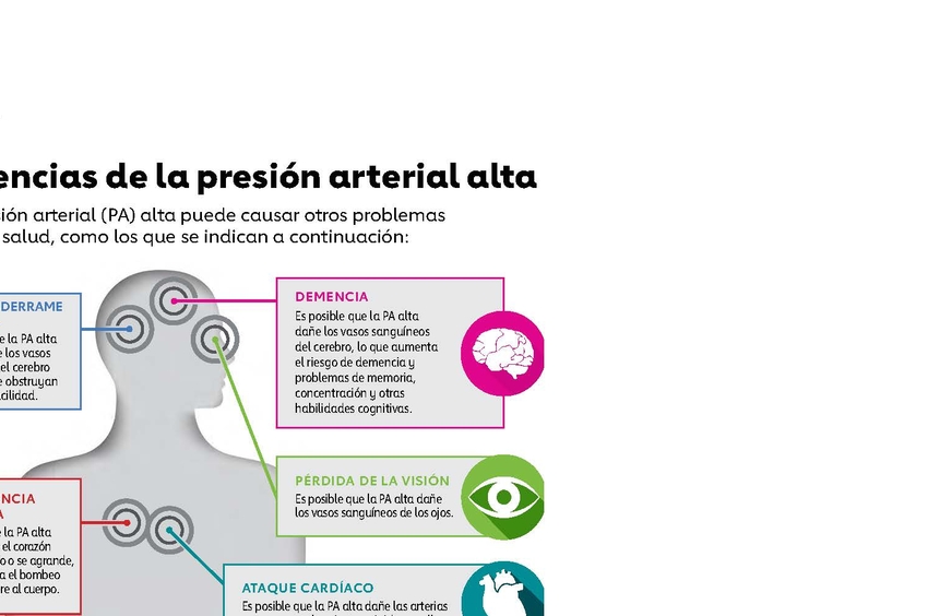 Photo | Spanish-Consequences of High Blood Pressure Infographic ...