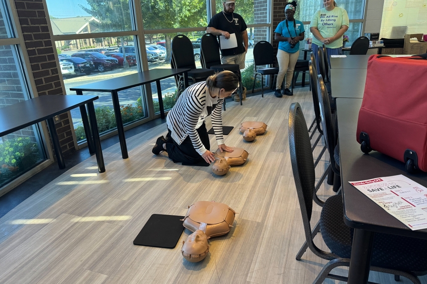 Photo | Hands-Only CPR Demonstration at YMCA Sumter | American Heart ...