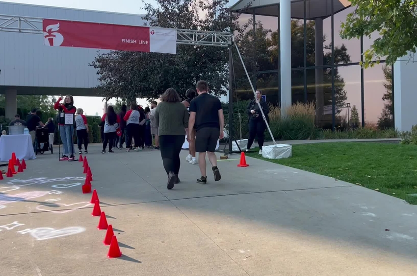 Video | Washington Heart and Stroke Walk participants cross the finish ...