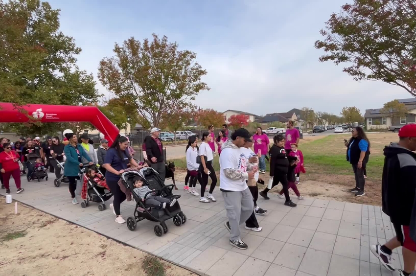 Video | Central Valley Heart and Stroke Walk start b-roll | American ...