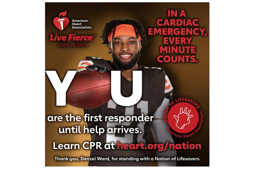 Browns’ Denzel Ward leads Cleveland campaign urging residents to act as ...