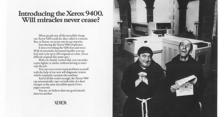 Xerox Launches with a Modern Day Version of the Iconic Brother Dominic ...