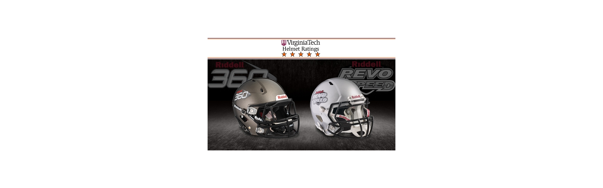 Riddell® Helmets Earn Highest Ranking in Virginia Tech Helmet Ratings ...